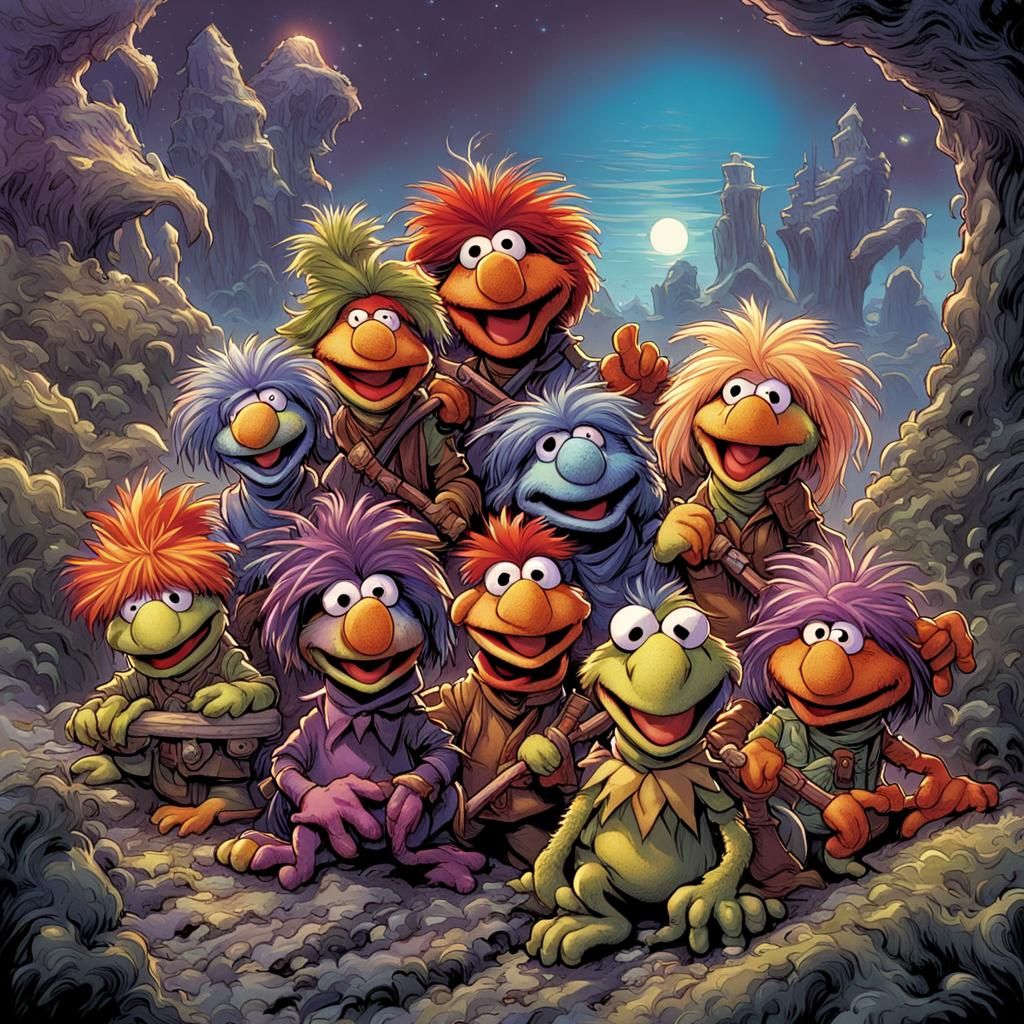Fraggle Rock - AI Generated Artwork - NightCafe Creator