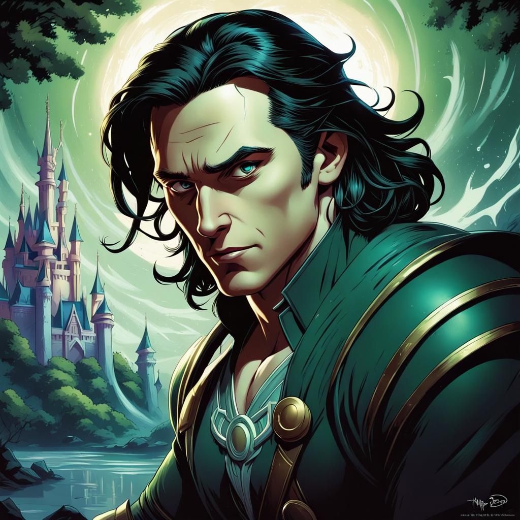 Loki as a disney character - AI Generated Artwork - NightCafe Creator