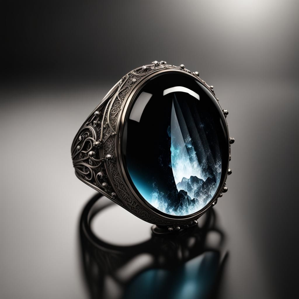 Ring of Frost and Darkness - AI Generated Artwork - NightCafe Creator