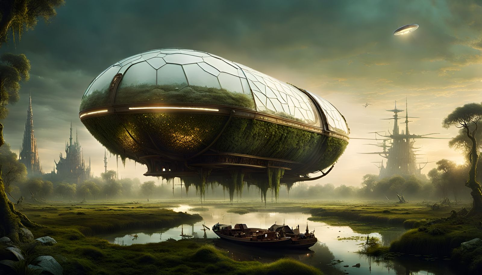 Swamp Gas V3 - AI Generated Artwork - NightCafe Creator