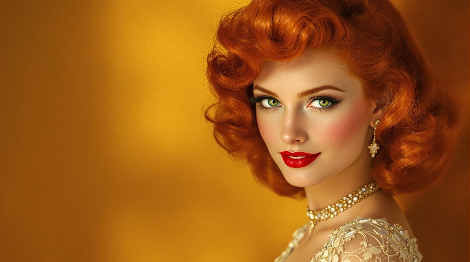 Glad to Be Ginger - Sultry 50s Pin-up Goddess