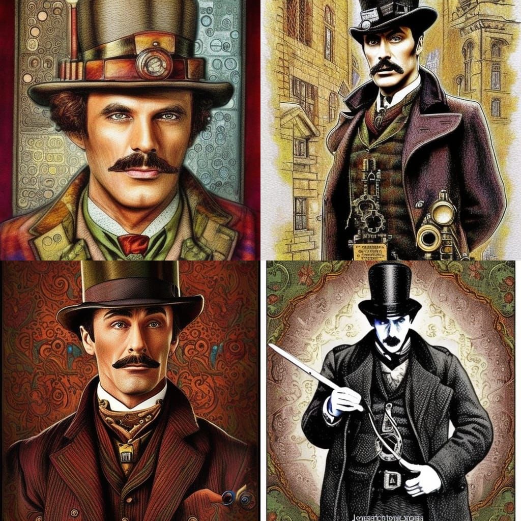 Detective Sherlock holmes - AI Generated Artwork - NightCafe Creator