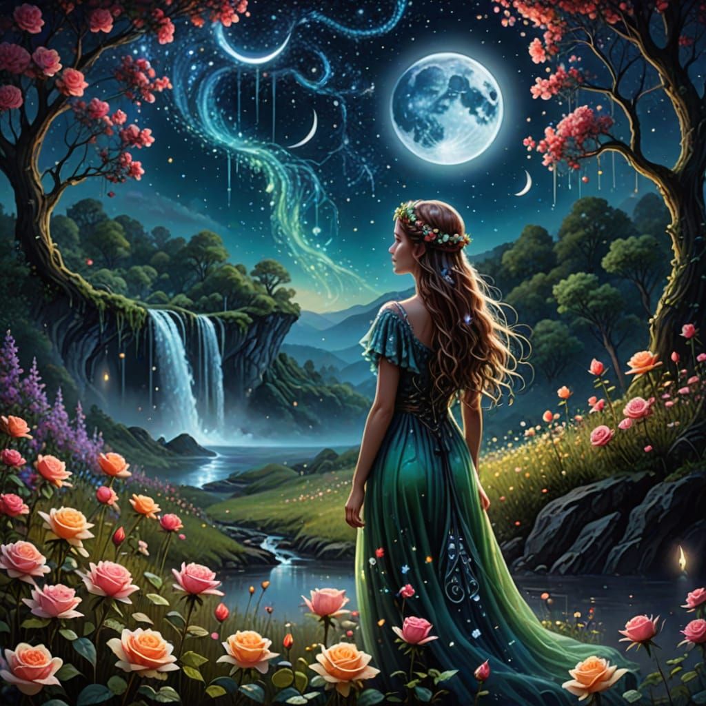 Enchanted Spring Forest with Whispers of Magic - AI Art