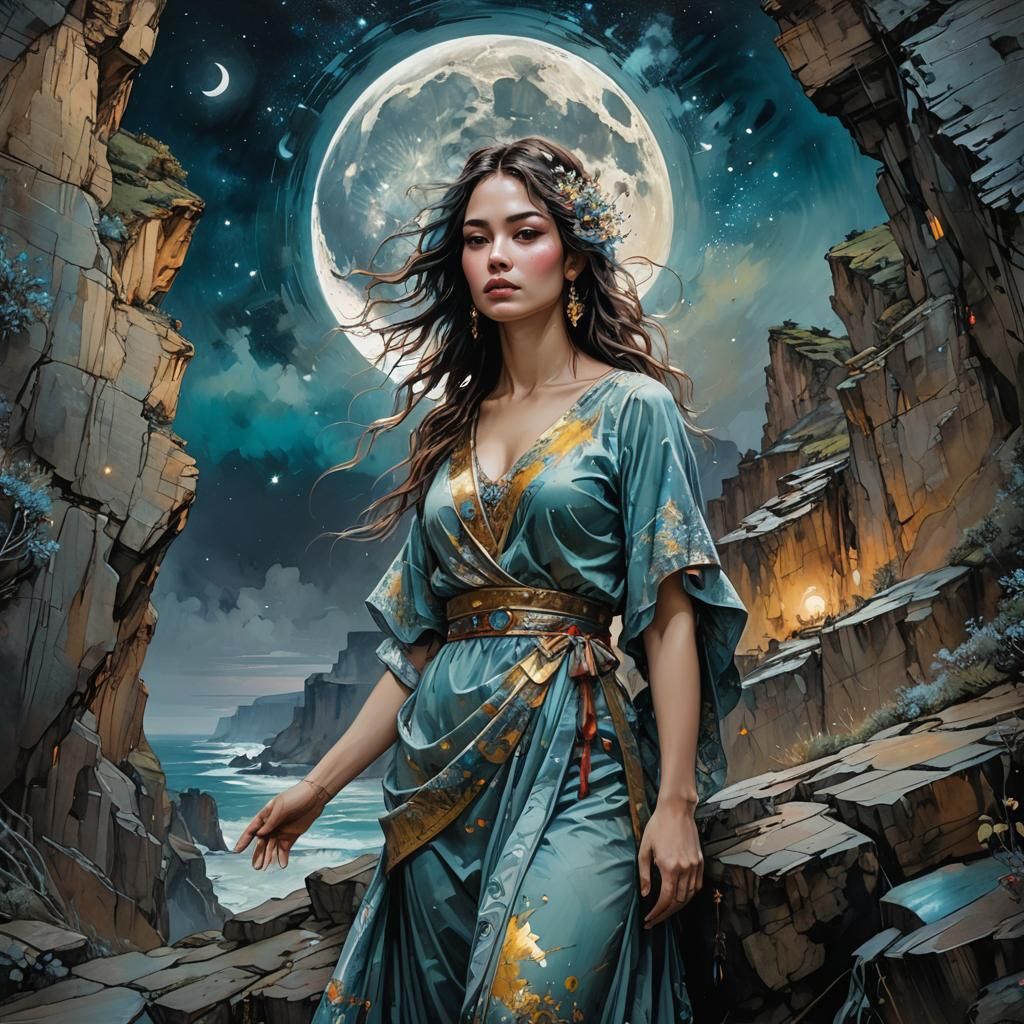 Night scene - AI Generated Artwork - NightCafe Creator