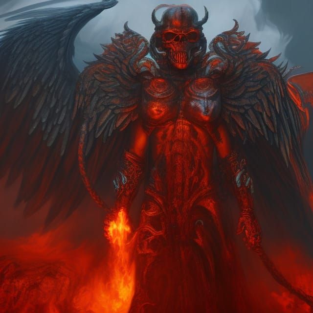 Hell Angel - AI Generated Artwork - NightCafe Creator