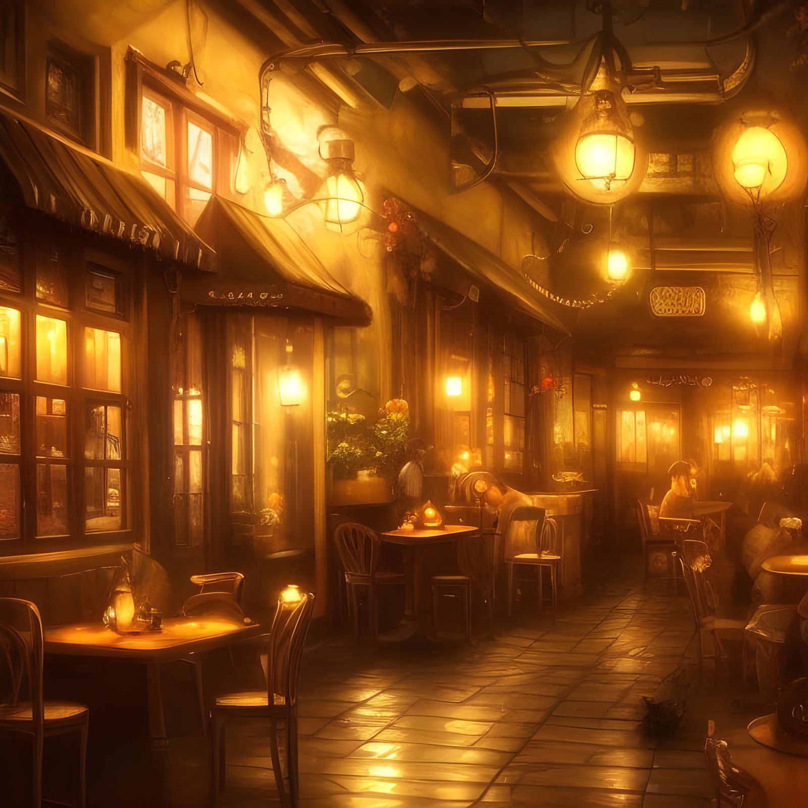 Night cafe - AI Generated Artwork - NightCafe Creator