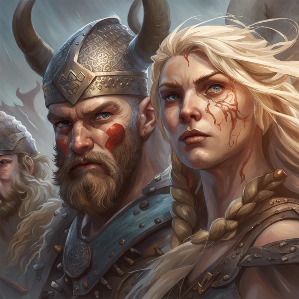 Vikings - AI Generated Artwork - NightCafe Creator