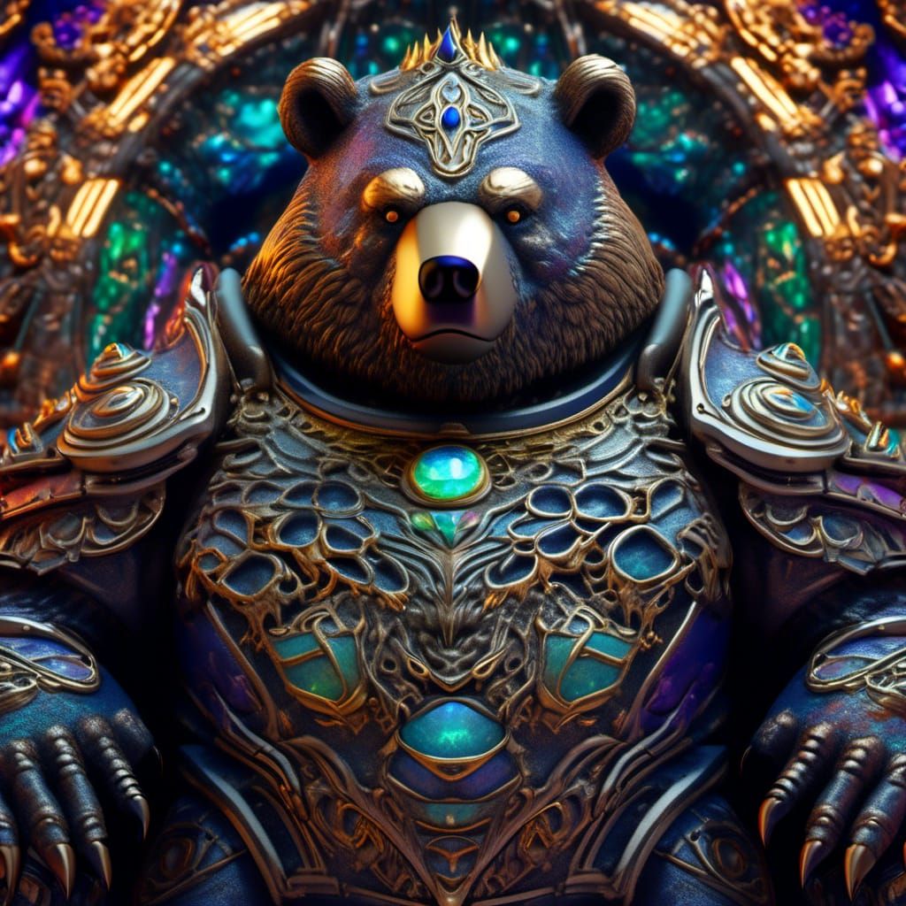 Obese Bear Keeper of Dragons, Demons, and Fallen Angels, Insanely ...