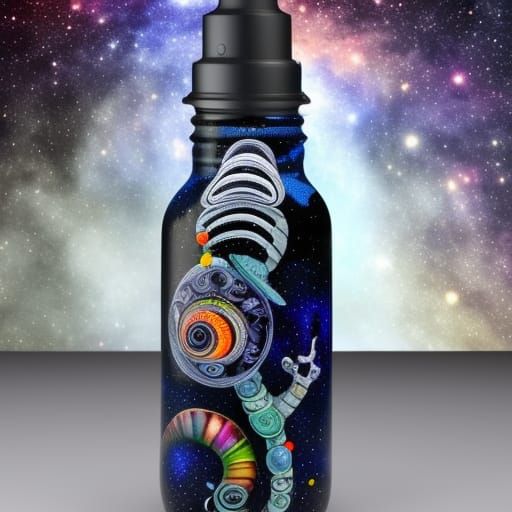 Cosmic Bottle #7 - AI Generated Artwork - NightCafe Creator