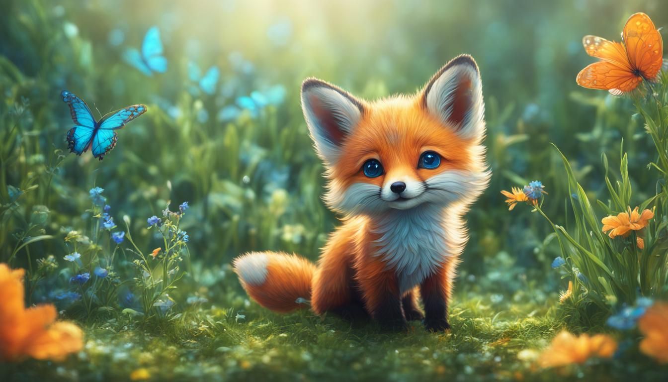 Little Fox - AI Generated Artwork - NightCafe Creator