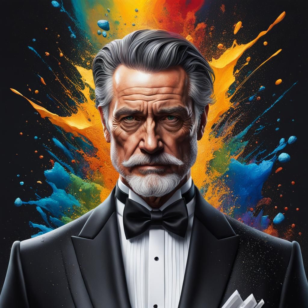 he 's the boss - AI Generated Artwork - NightCafe Creator