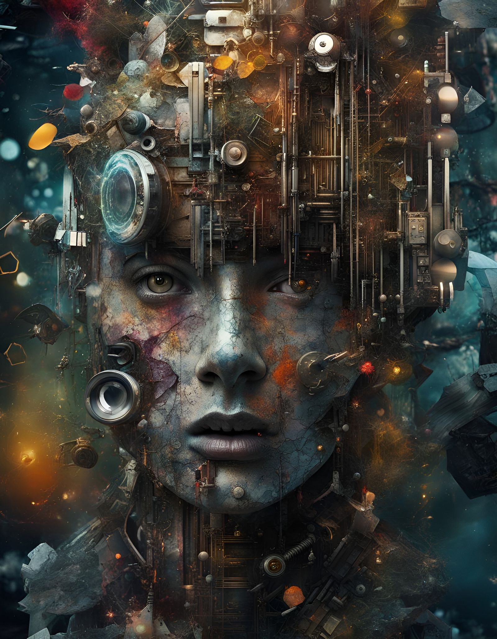 Overwhelming Thoughts - AI Generated Artwork - NightCafe Creator