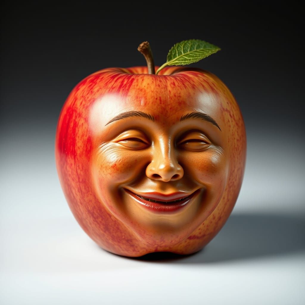 Surreal Apple Portrait - Surreal Apple Portrait