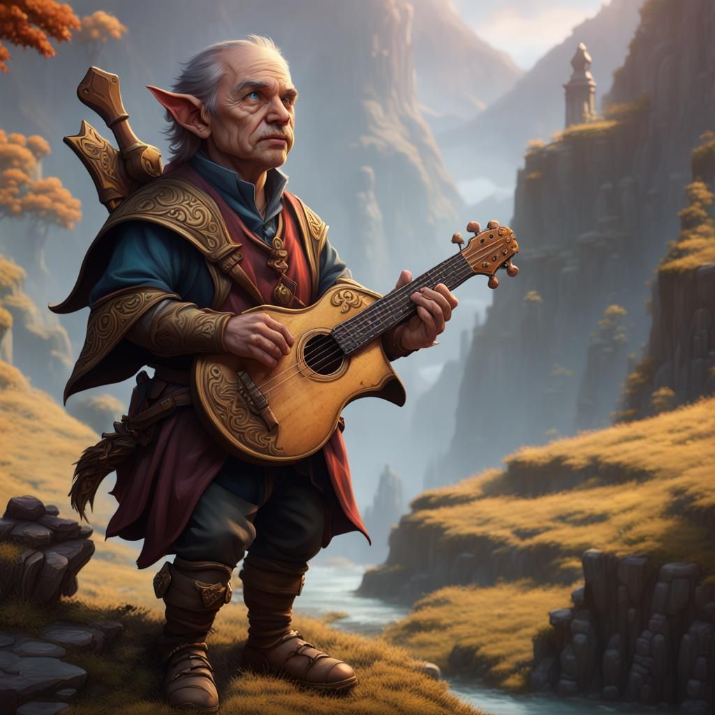 Halfling Bard - AI Generated Artwork - NightCafe Creator