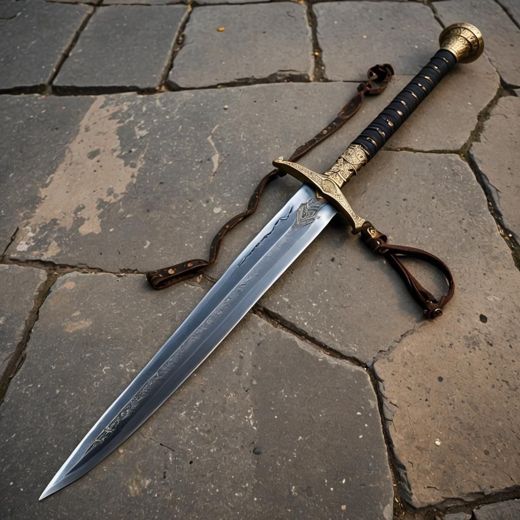 Medieval Falchion Sword - AI Generated Artwork - NightCafe Creator