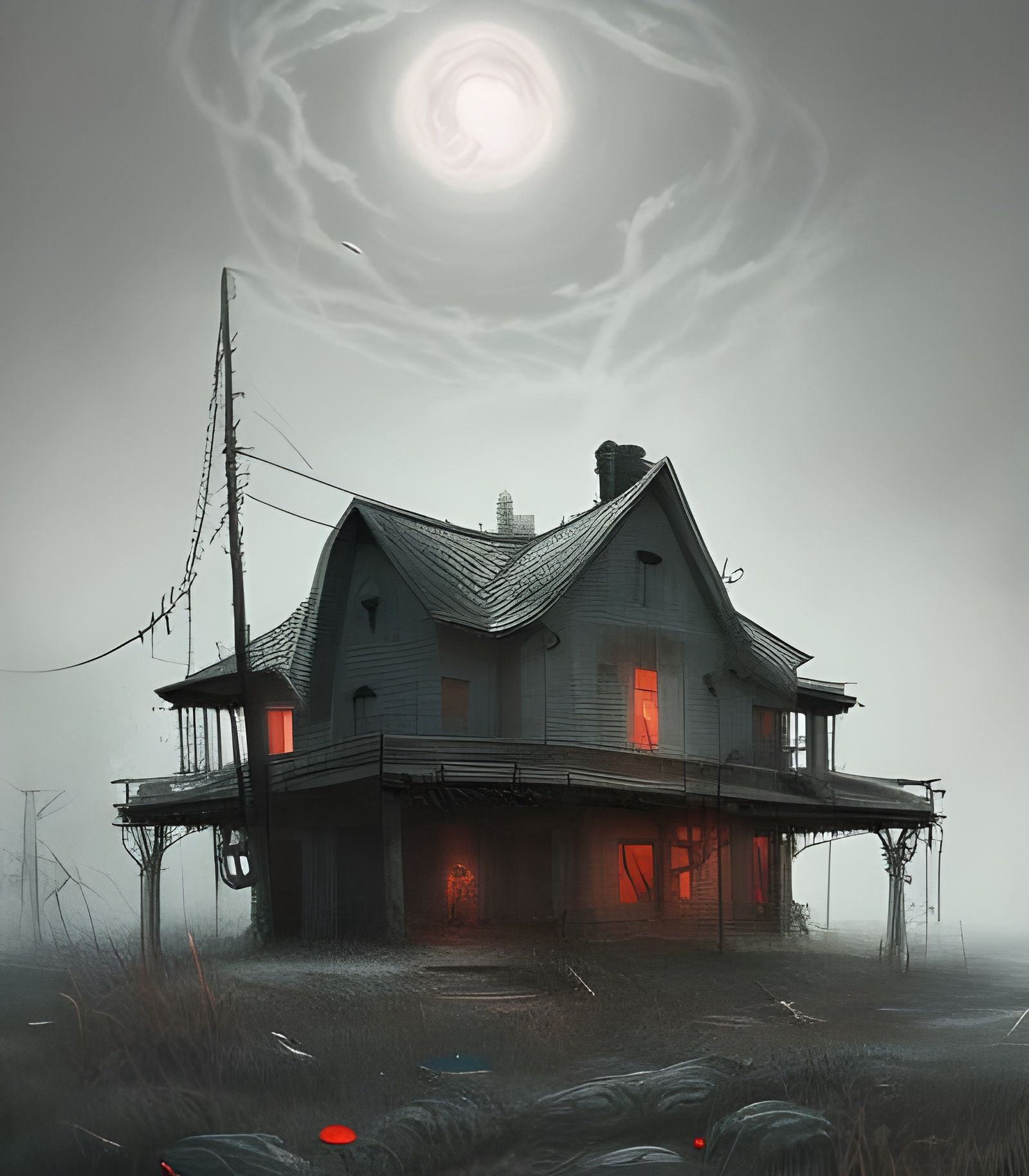 Old house - AI Generated Artwork - NightCafe Creator