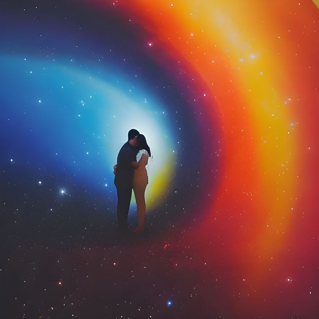 Cosmic hug - AI Generated Artwork - NightCafe Creator