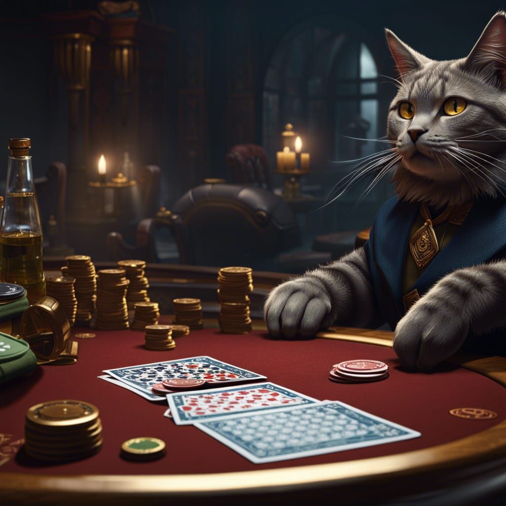 Cat dealer - AI Generated Artwork - NightCafe Creator