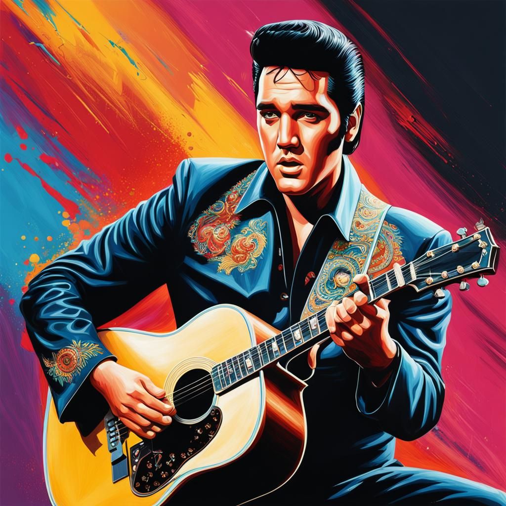 Elvis Presley Native American - AI Generated Artwork - NightCafe Creator