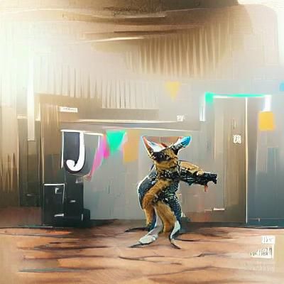 jackal dancing - AI Generated Artwork - NightCafe Creator