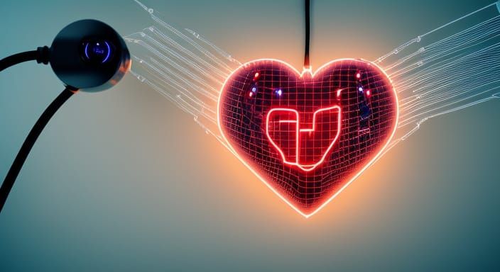 Cyborg Heart - AI Generated Artwork - NightCafe Creator