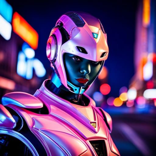 RoboLady - AI Generated Artwork - NightCafe Creator