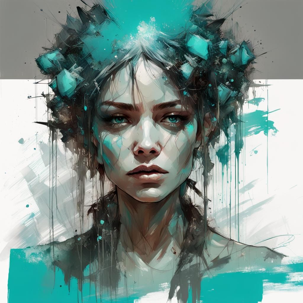 Turquoise - AI Generated Artwork - NightCafe Creator