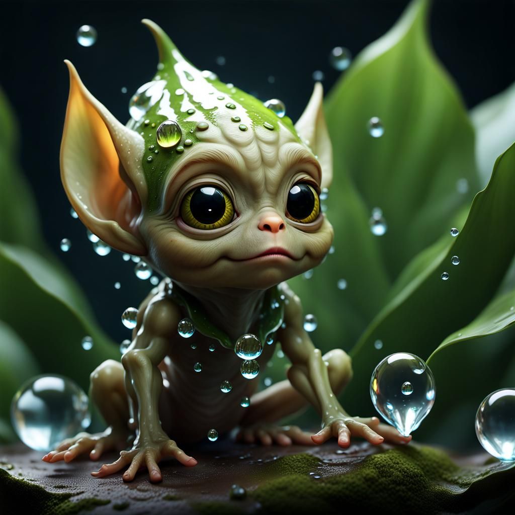 Baby Goblin - AI Generated Artwork - NightCafe Creator