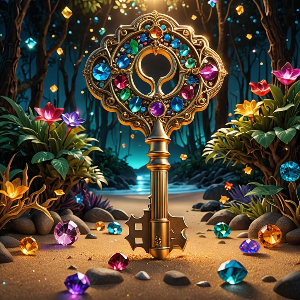 The Magic Key 💫 - AI Generated Artwork - NightCafe Creator