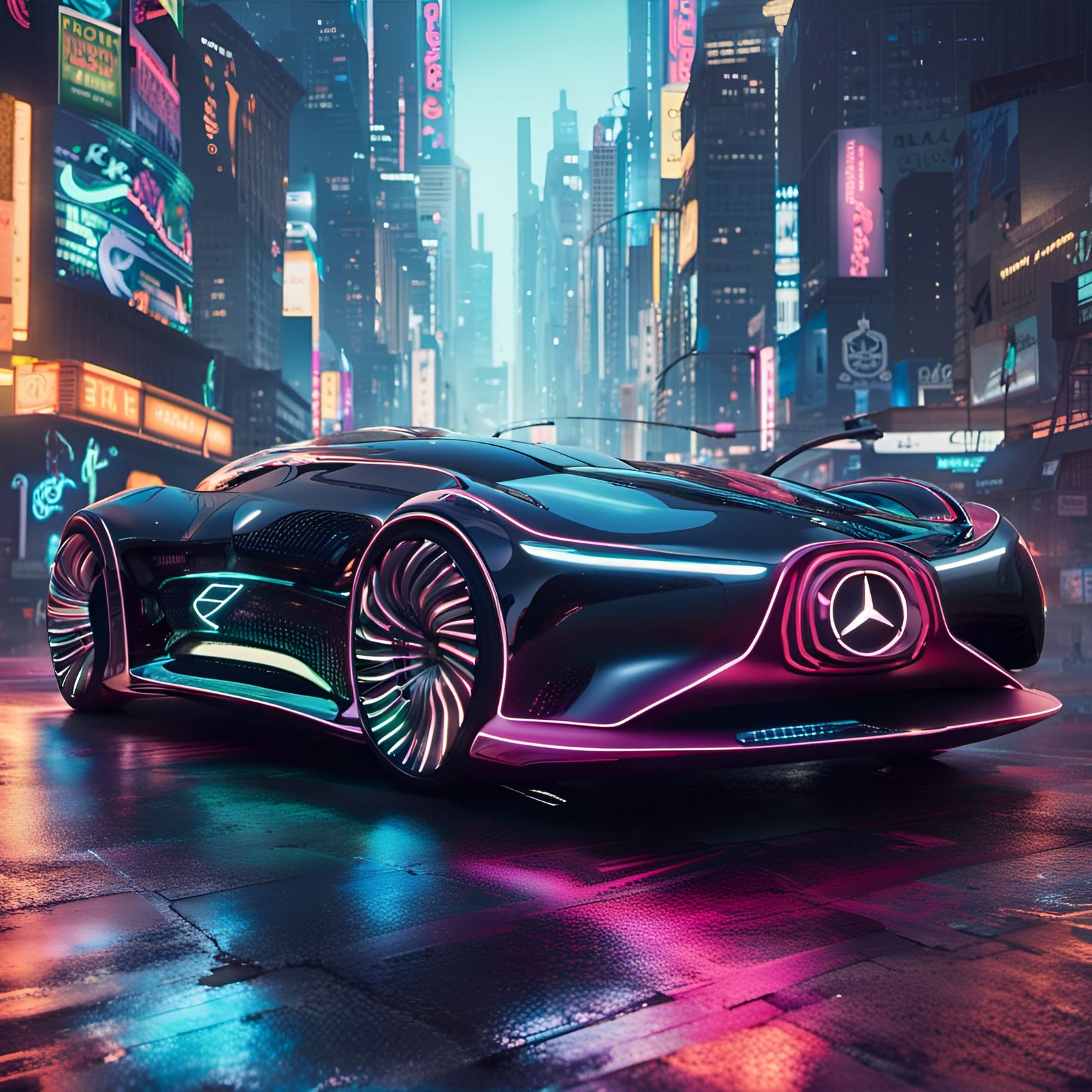 HD Mercedes Vision AVTR - AI Generated Artwork - NightCafe Creator