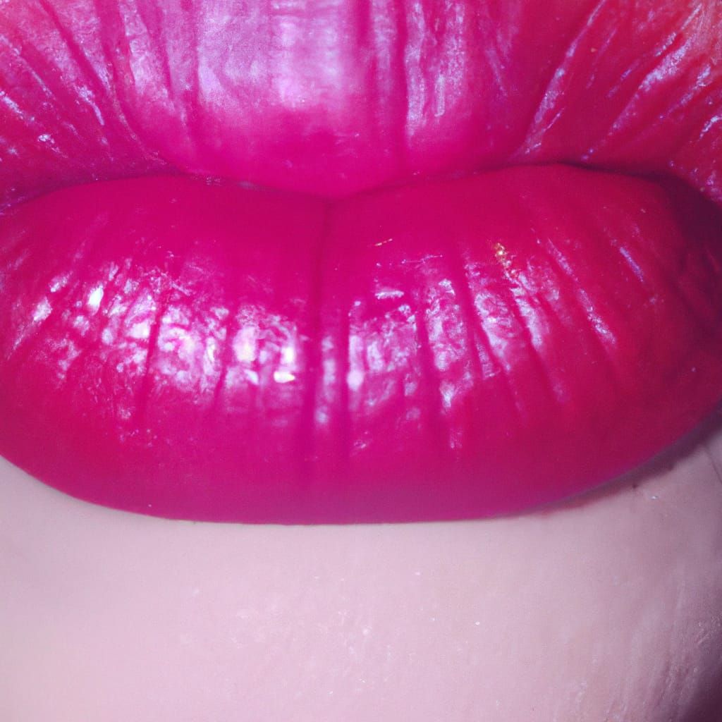 Very kissable cherry red lips - AI Generated Artwork - NightCafe Creator