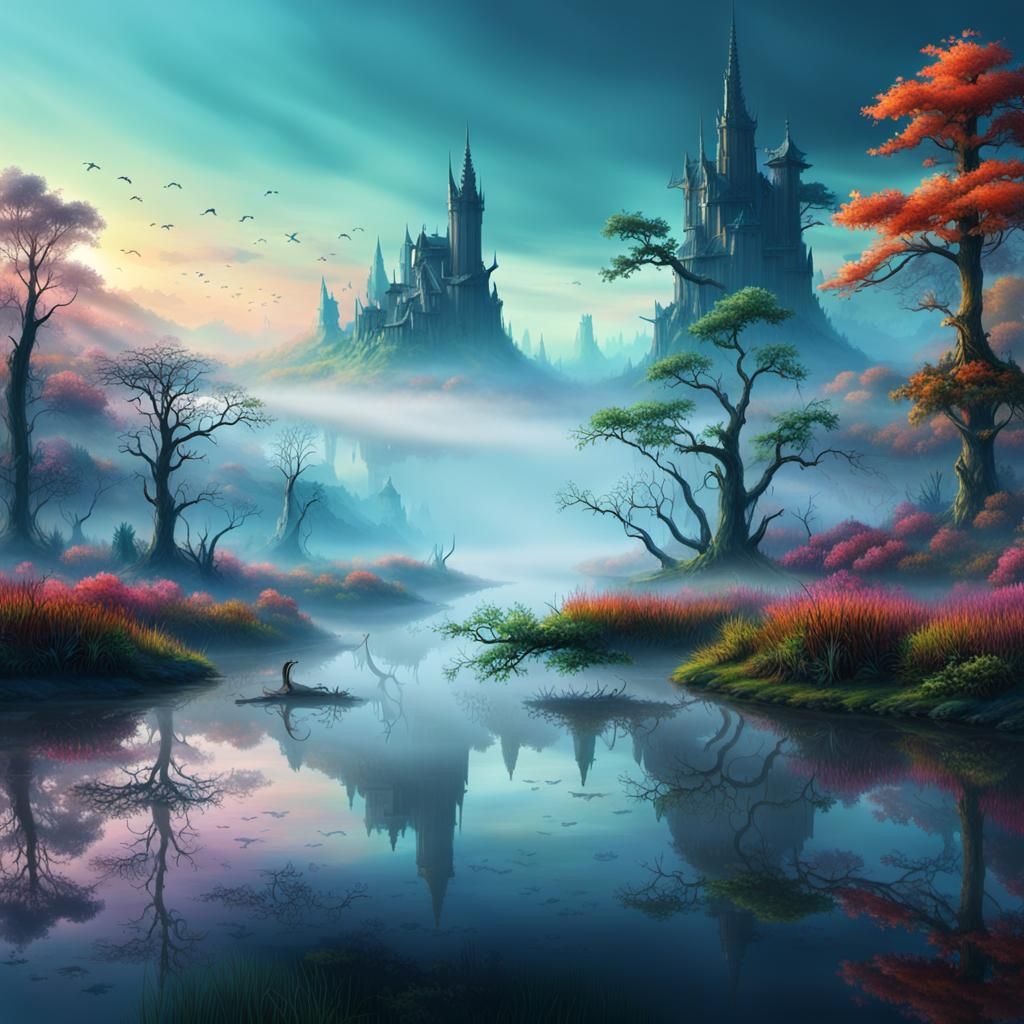 Big swamp - AI Generated Artwork - NightCafe Creator