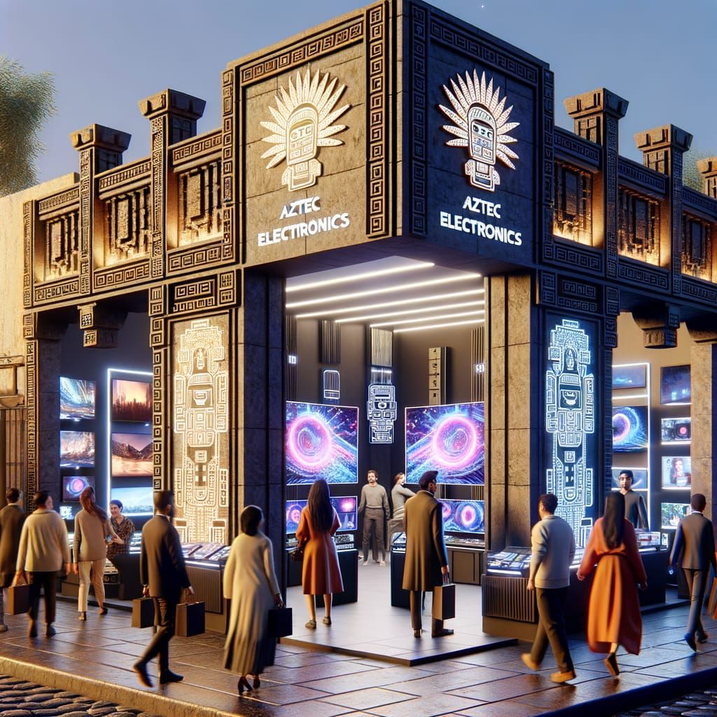Aztec Electronics - AI Generated Artwork - NightCafe Creator