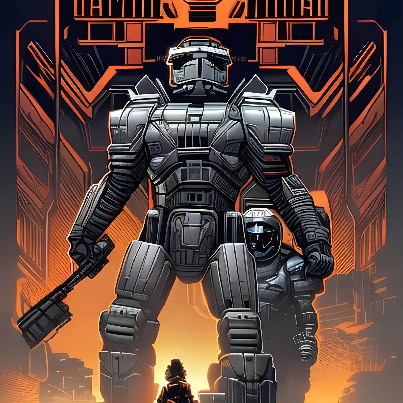 80s BattleTech - AI Generated Artwork - NightCafe Creator