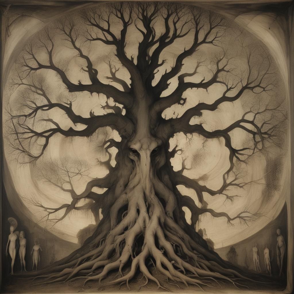 The Underworld Tree - AI Generated Artwork - NightCafe Creator