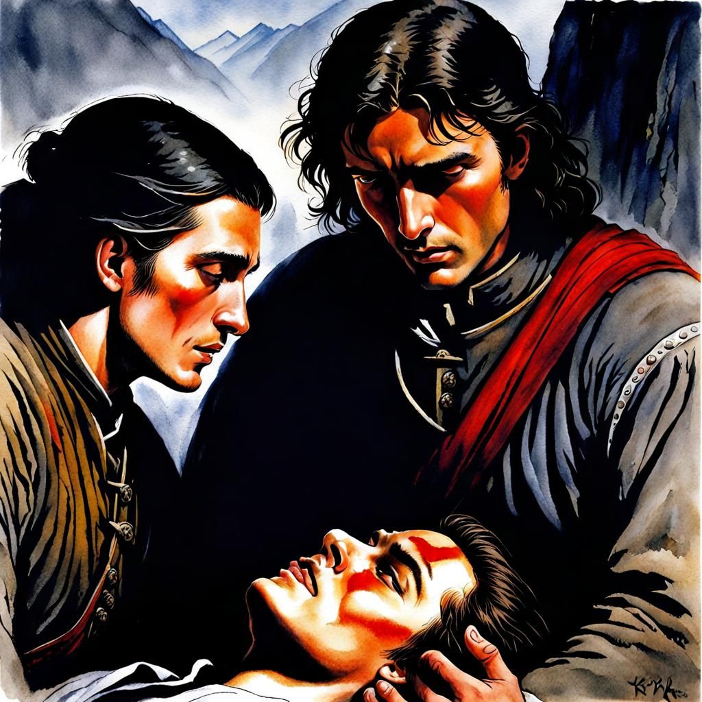 "Back From The Edge" an FTE challenge prize.🏆. - AI Generated Artwork - NightCafe Creator