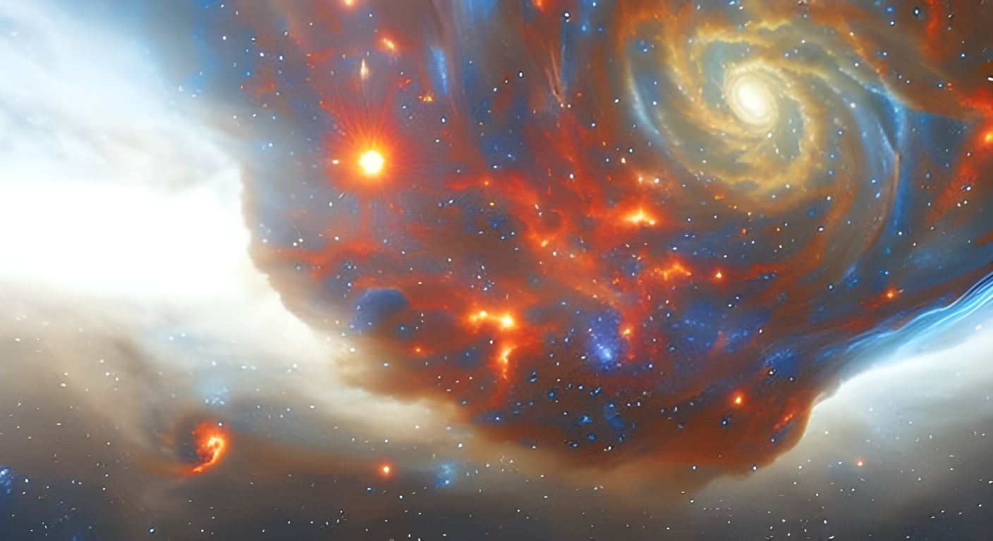 Invading Nebula - AI Generated Artwork - NightCafe Creator