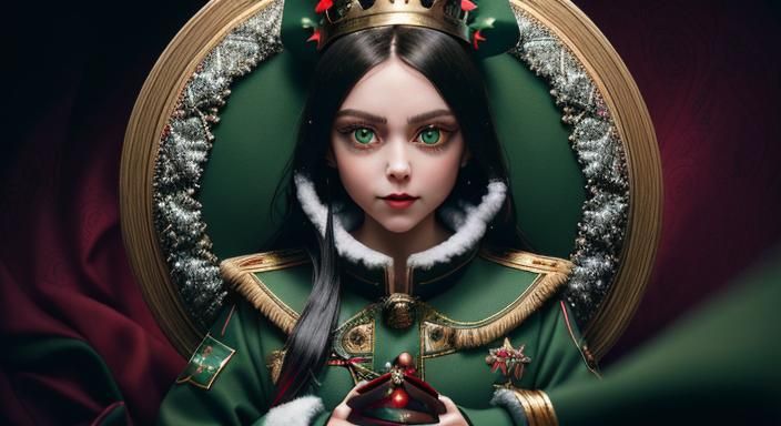 Little Green Princess - AI Generated Artwork - NightCafe Creator