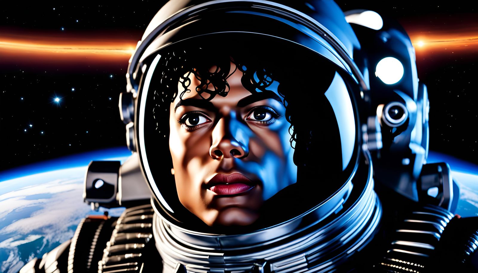 Gazing in space helmets - AI Generated Artwork - NightCafe Creator