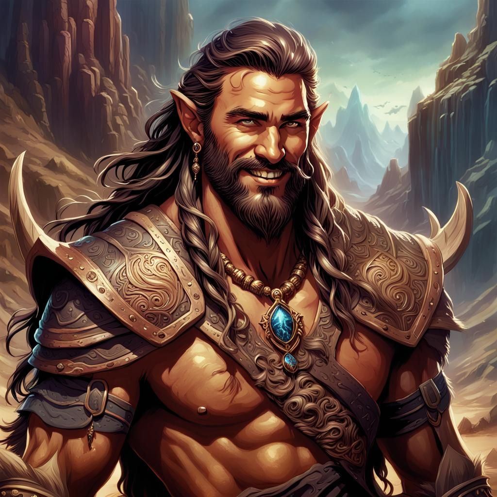 Desert Elf barbarian - AI Generated Artwork - NightCafe Creator