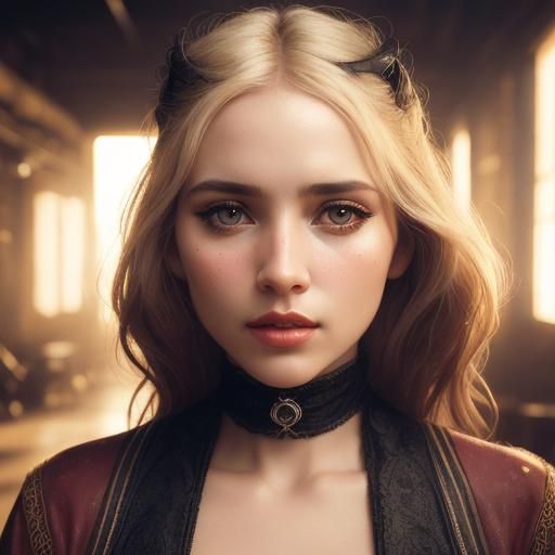 serving wench, (3D 1.7) in the style of Gil Elvgren, Alberto Varga ...