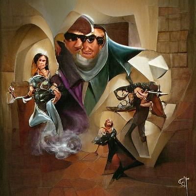 spy d&d artwork - AI Generated Artwork - NightCafe Creator