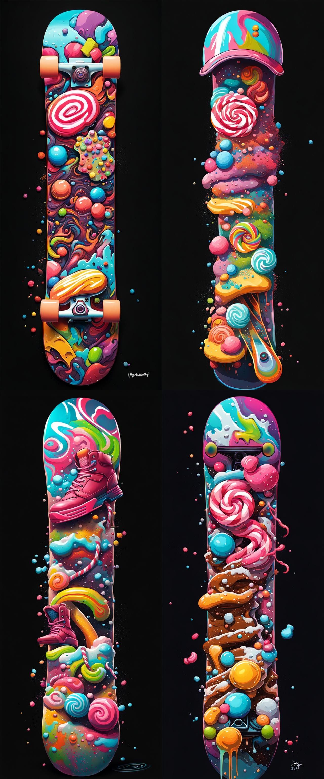 Snowboard wonderland graffiti art - AI Generated Artwork - NightCafe ...