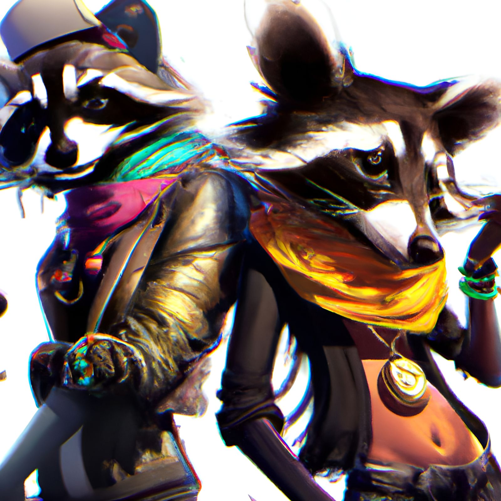 Garbage pandas - AI Generated Artwork - NightCafe Creator