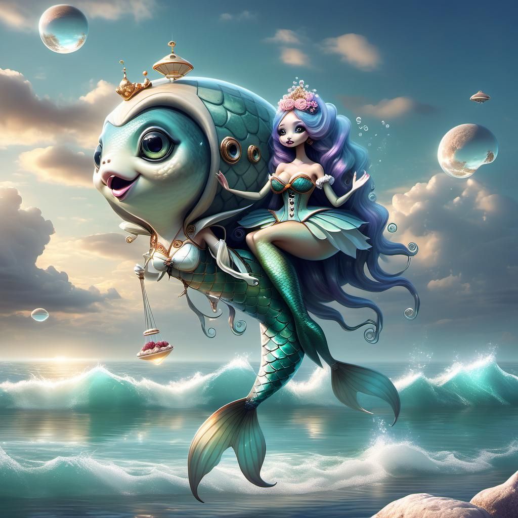 Mermaid - AI Generated Artwork - NightCafe Creator