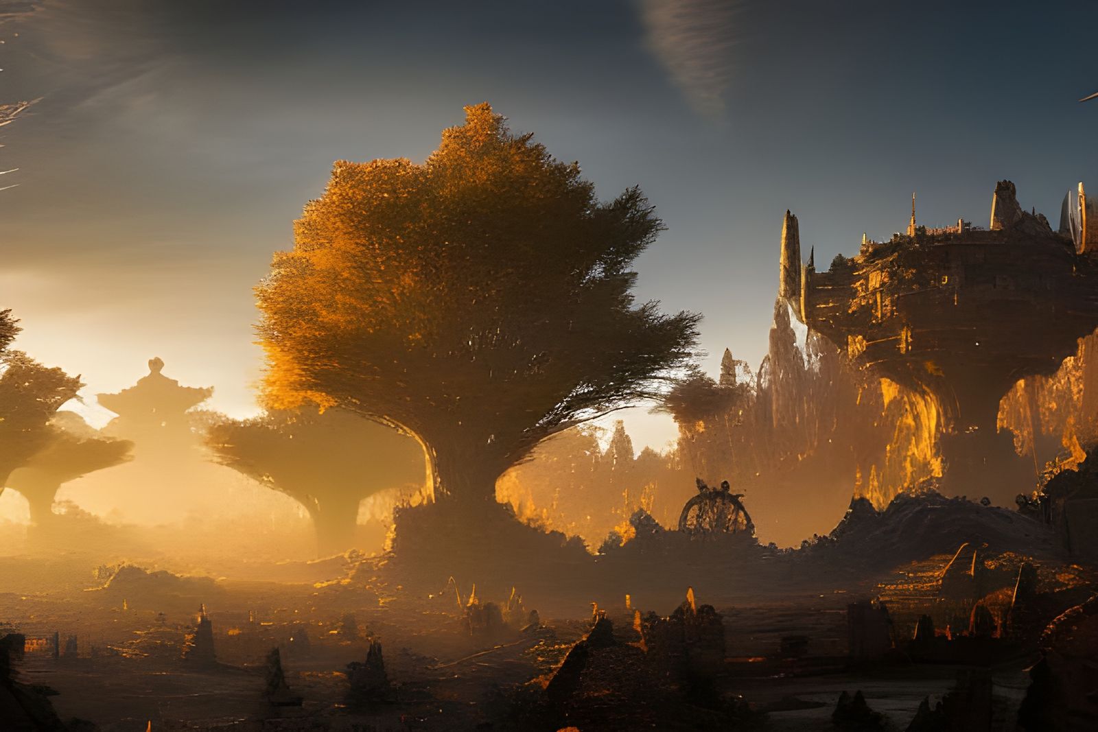 Renmants of an Alien Civilization - the Cities - AI Generated Artwork ...