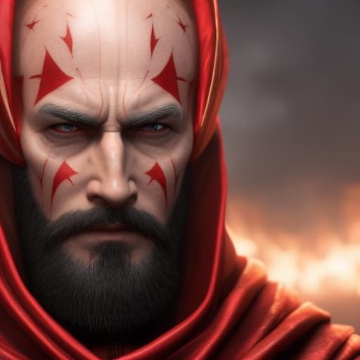 Red wizard - AI Generated Artwork - NightCafe Creator