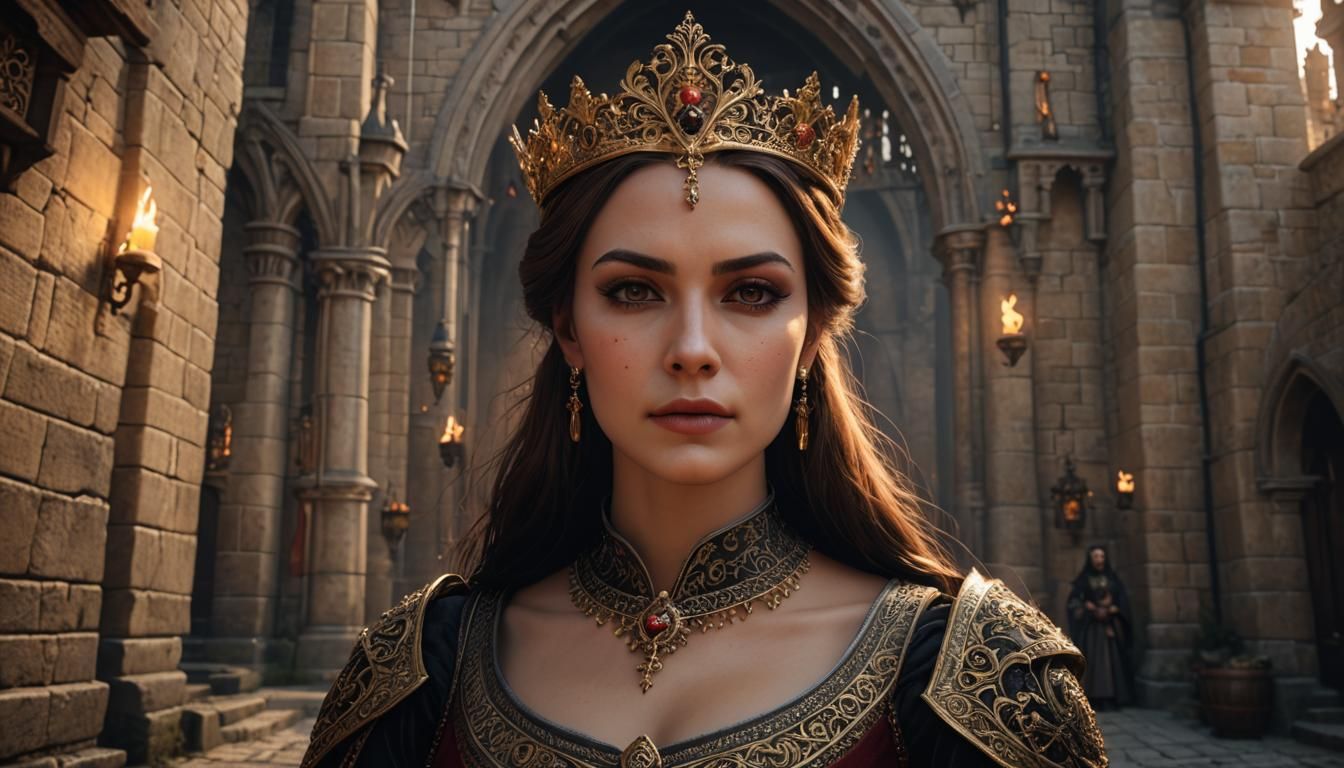Medieval Queen - AI Generated Artwork - NightCafe Creator