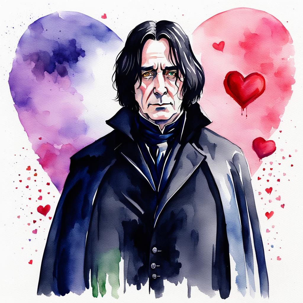 Snape In Love Ai Generated Artwork Nightcafe Creator