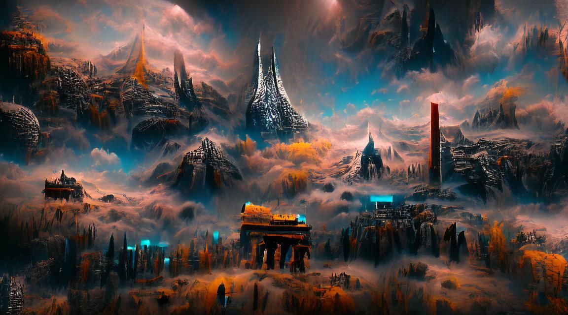 Monolith in Space - AI Generated Artwork - NightCafe Creator